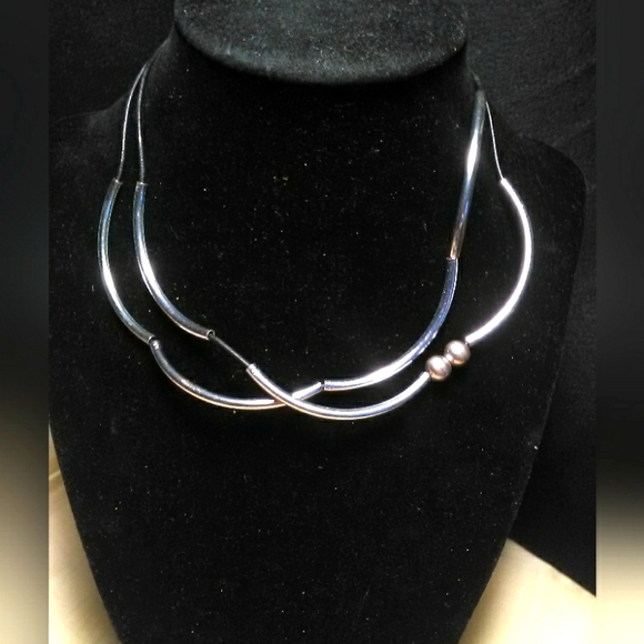Lizzy James | Jewelry | New Lizzy James Elegant Silver Tone Tube ...